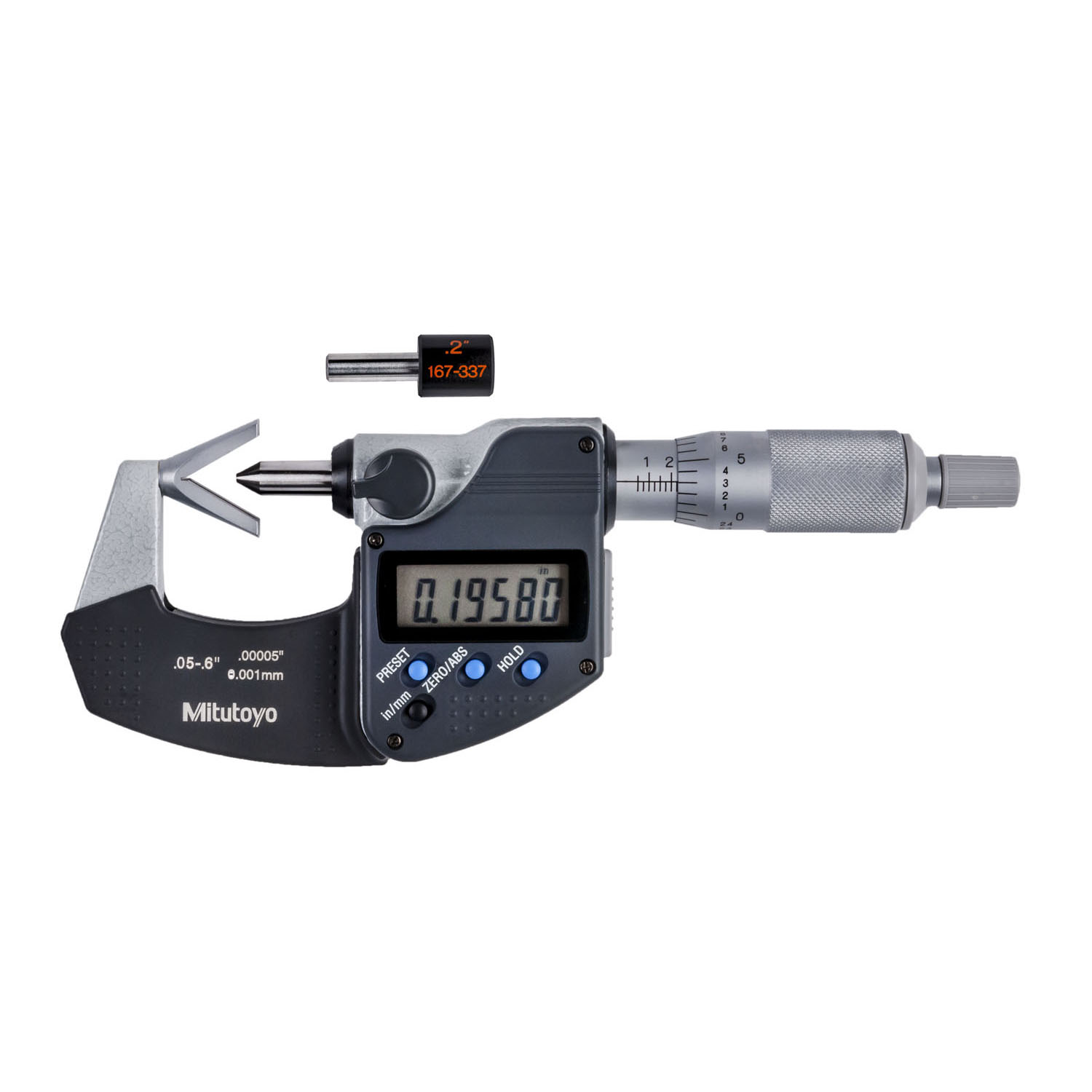 V-Anvil Micrometers – Series 314, 114 – 3 & 5 Flutes | Advanced ...